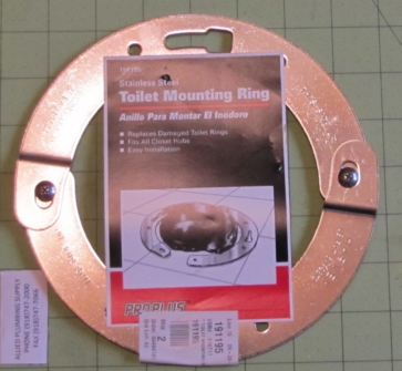 TOILET MOUNTING RING - Allied Plumbing Supply
